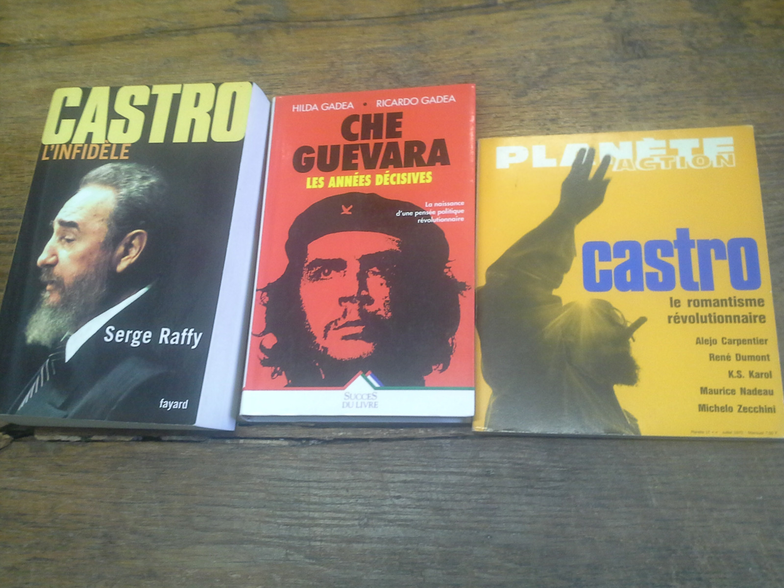 Lot 3 Books Castro The Romanticism Revolutionary Che Guévara The Années ...