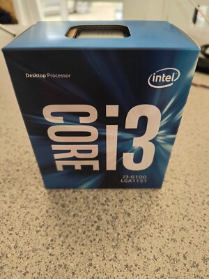 CPU PROCESSORE INTEL CORE i3-6100 3M Cache 3.70GHz LGA 1151 SESTA ...