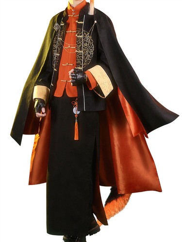 Game Arknights AAK Men's Cosplay Costume Ears Tail Uniform Anime Cos ...