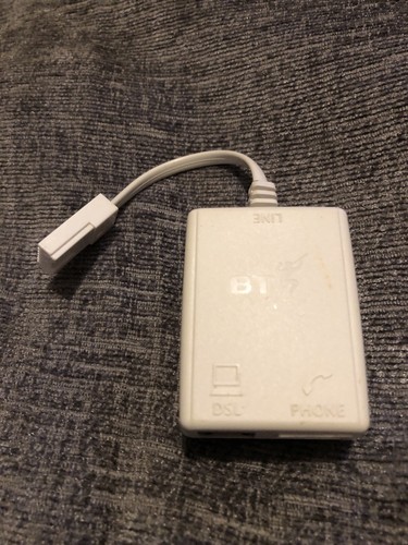 BT British Telecom ADSL Broadband Microfilter Filter Dongle MF50 008072 ...