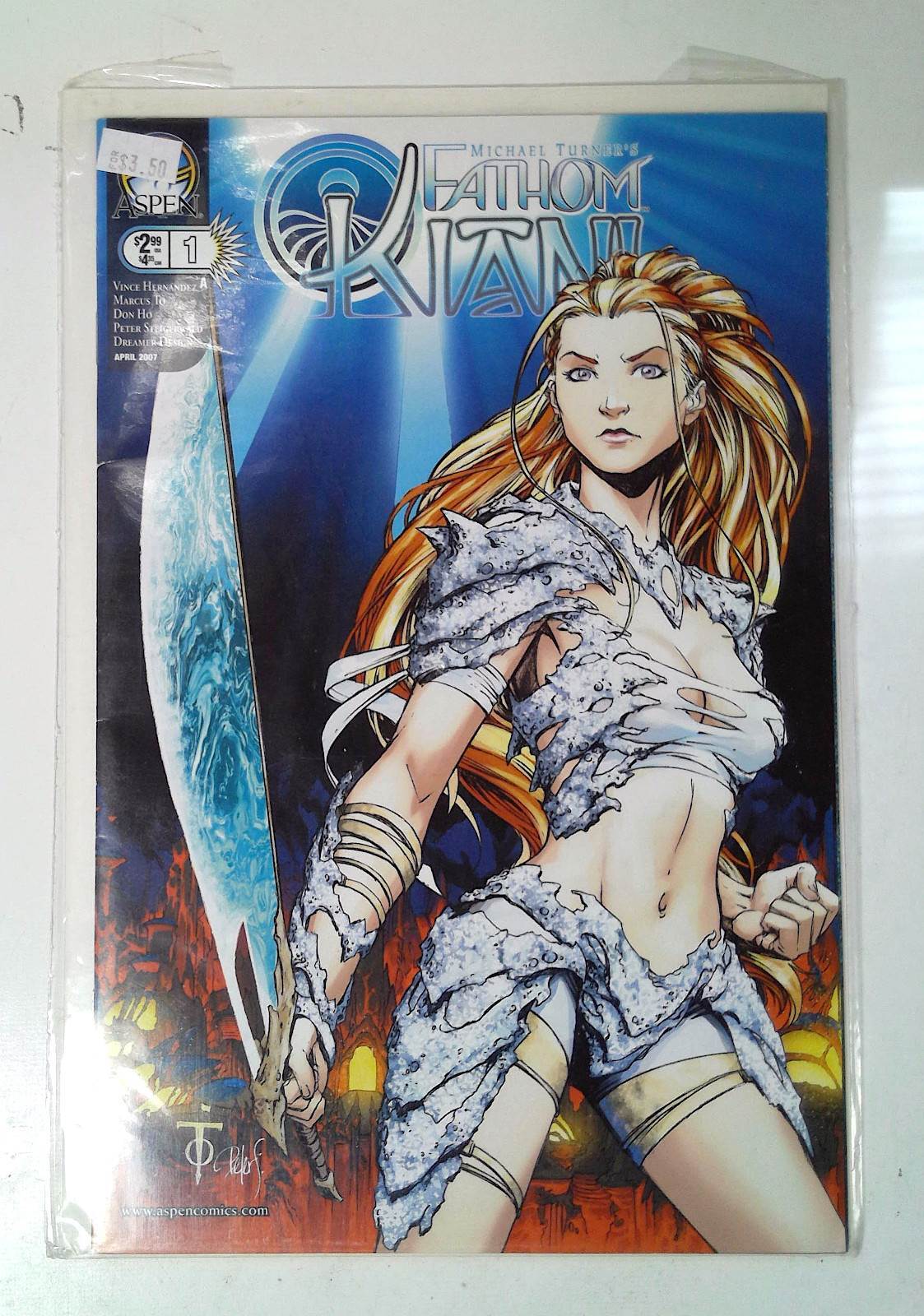 2007 Fathom Kiani #1 Aspen VF Michael Turner 1st Print Comic Book | eBay