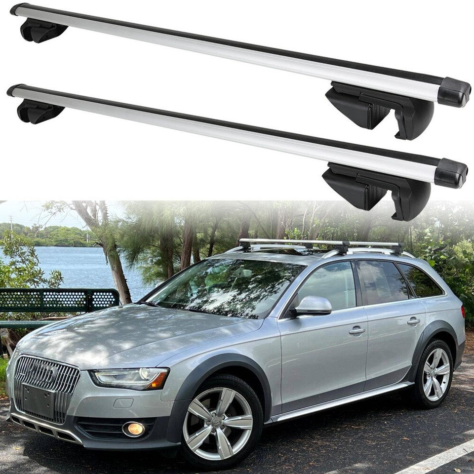 For Audi A4 Allroad 2013-2025 54" Roof Rack Cross Bars Cargo kayaks ...