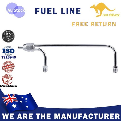 Chrome Fuel Line For 3310 4160 Vacuum Secondary Carburetor 3/8 Hose ...