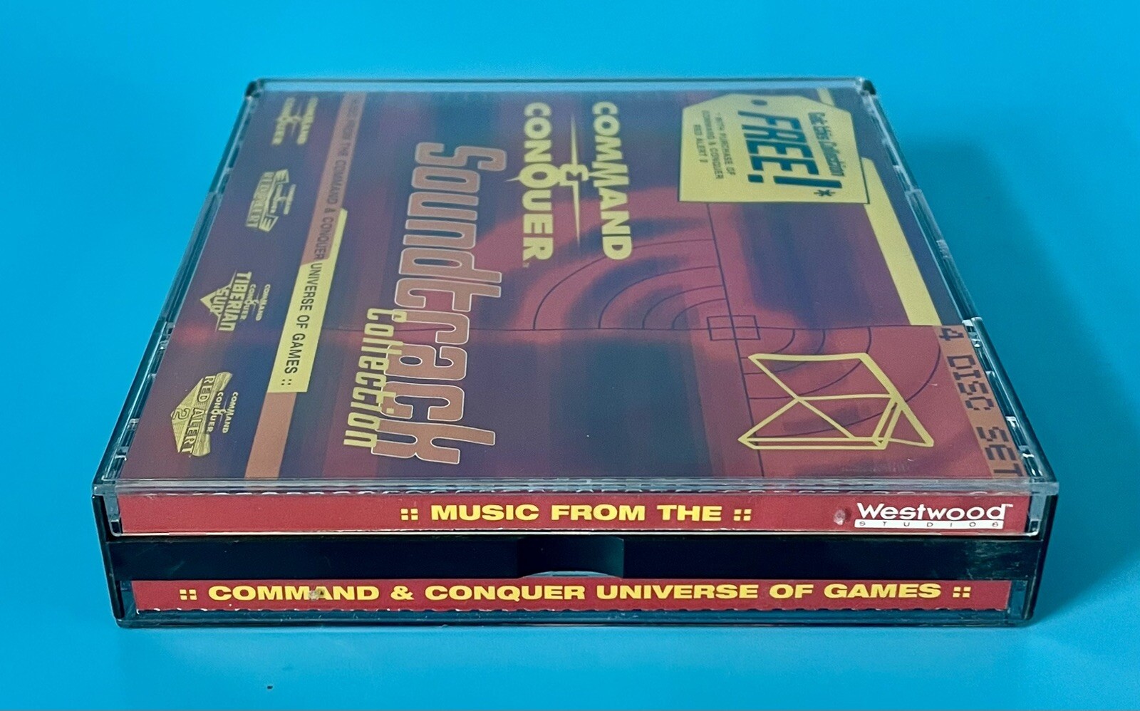Command & Conquer Soundtrack Collection 4 CD Disc Set 2000 Westwood ...