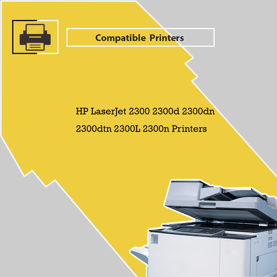 Black Toner Cartridge for HP Q2610A LaserJet 2300 2300d 2300dn 2300dtn ...