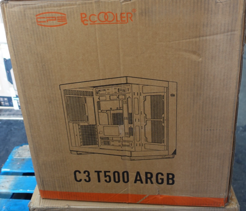 PCCOOLER CPS C3 T500 Mid Tower Gaming Case with 6 ARGB, White | eBay