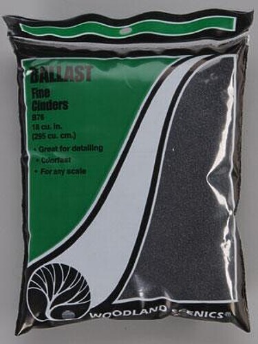 Woodland Ballast - Fine (Cinder) - Model Railroad Ballast - #b76 | eBay