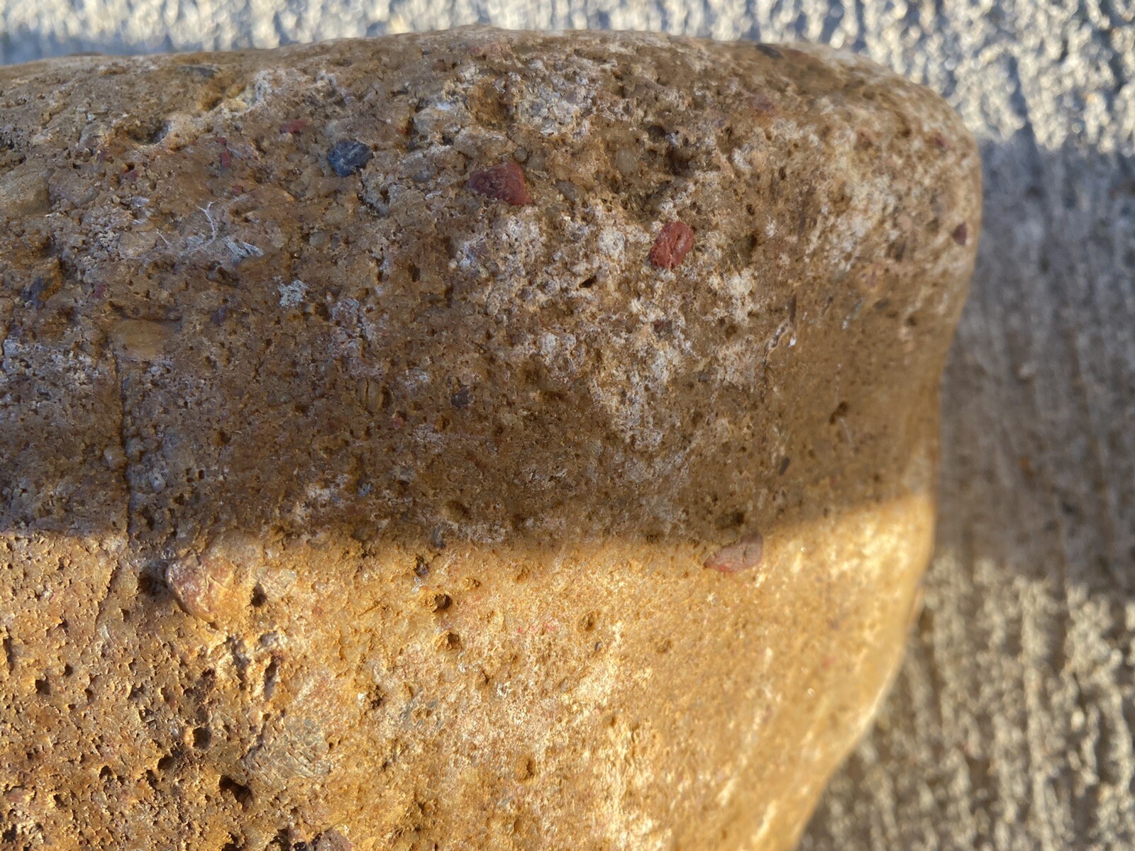 northern michigan puddingstone Rocks Rare Htf Light Brown Red Black ...