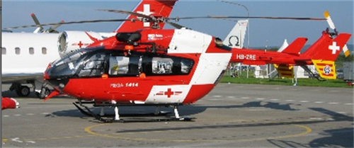 EC-145 600 White Blue RC Helicopter Fuselage in ERA Design Fit for TREX ...