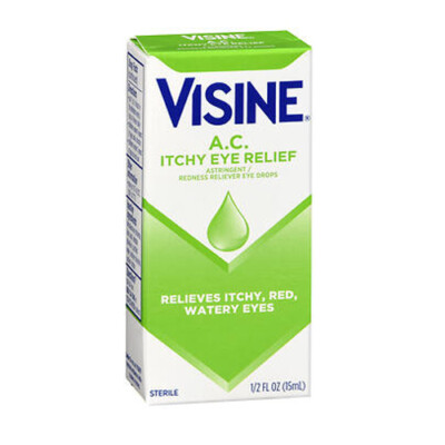 Visine A.C. Astringent Anti-Rougeurs Gouttes Oculaires 0,5 Oz Par ...