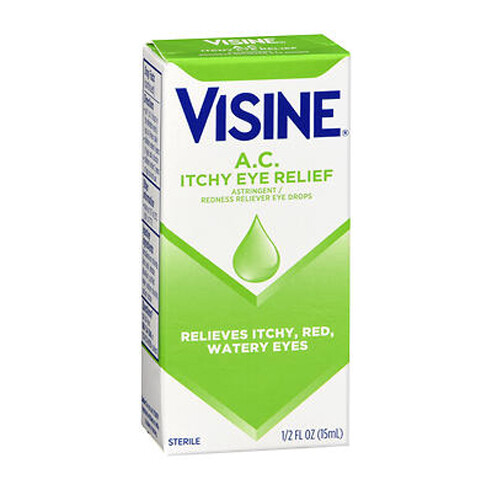 A.c. Itchy Eye Relief Eye Drops 0.5 Oz By Visine | eBay