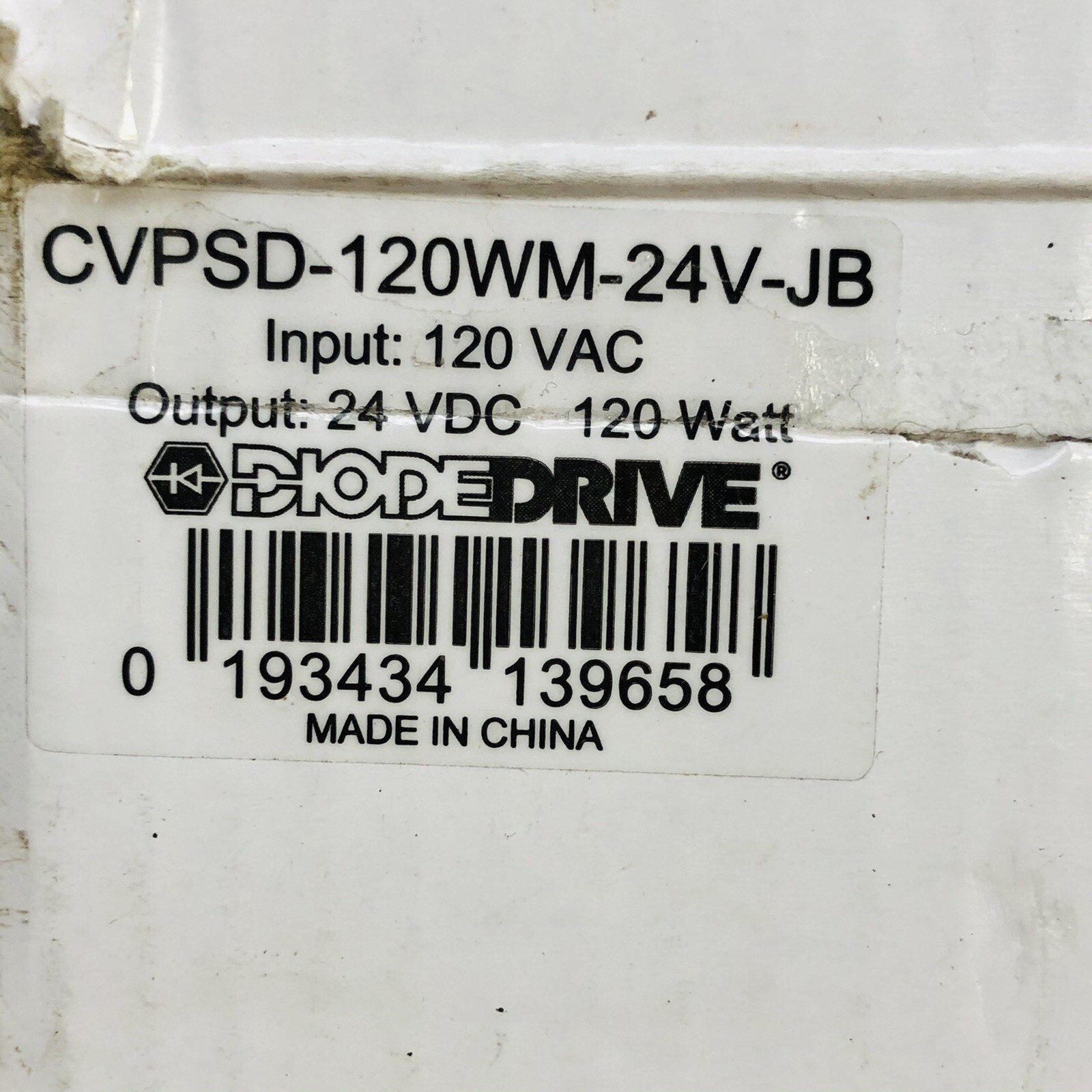 INTERTEK DIMMABLE LED DRIVER DIODE-DRIVER® SERIES - CVPSD-120WM-24V- JB ...