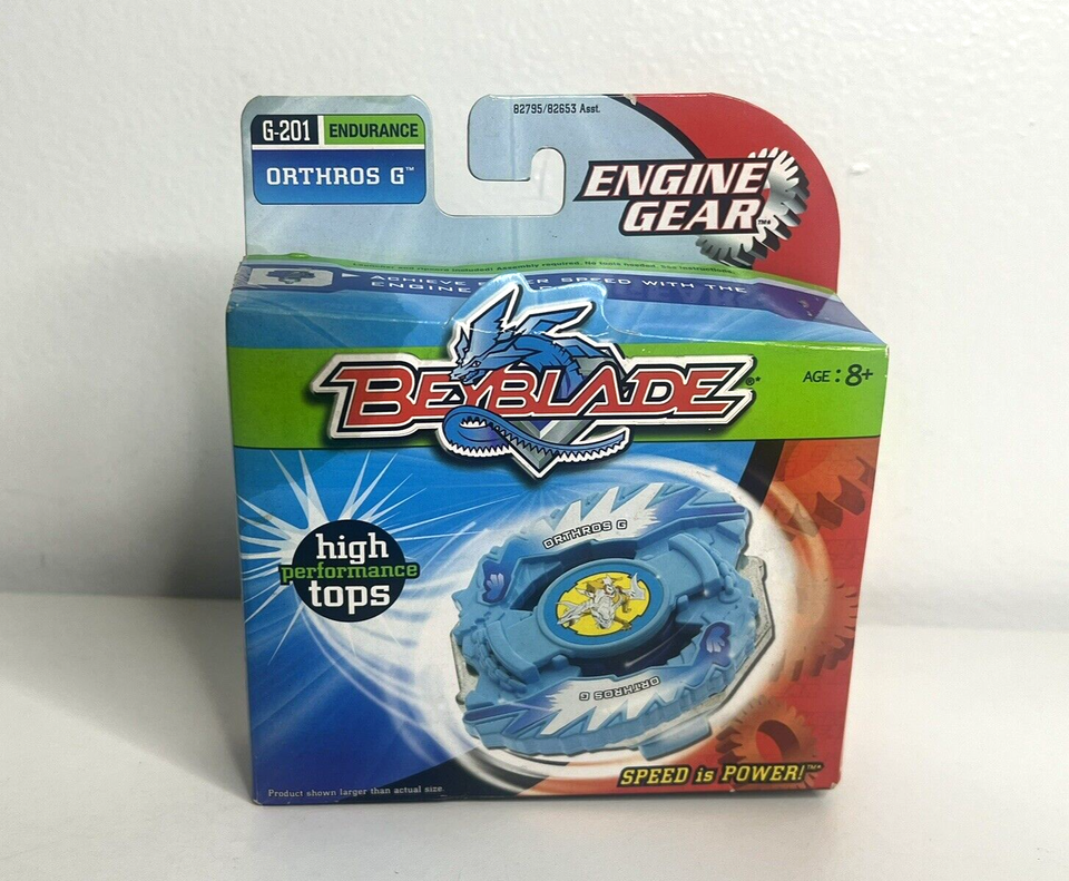 2005 Hasbro Beyblade Engine Gear ORTHROS G G-201 Endurance NEW SEALED ...