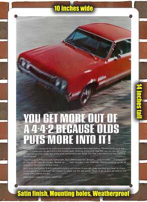METAL SIGN - 1966 Oldsmobile 442 (Sign Variant #5) | eBay