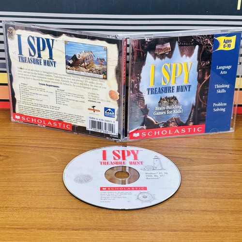 I Spy Treasure Hunt PC/MAC Scholastic CD-ROM Ages 6-10 78073346110| eBay