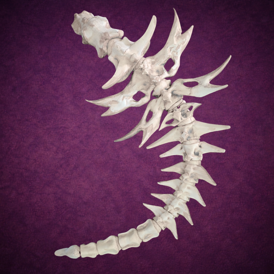 Articulated Skeleton Bone Tail – Fursuit & Cosplay Prop | eBay