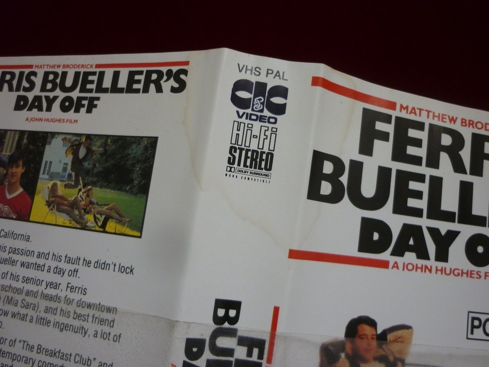 FERRIS BUELLER'S DAY OFF with MATTHEW BRODERICK VHS VIDEO TAPE SEALED ...