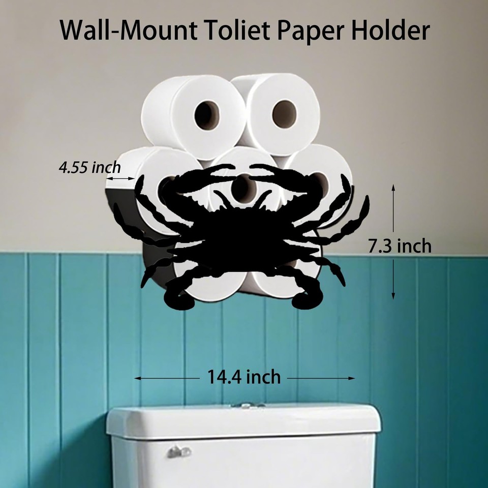 Crab Toilet Tissue Holder,Animal Paper Holders,Decorative Metal Papers ...