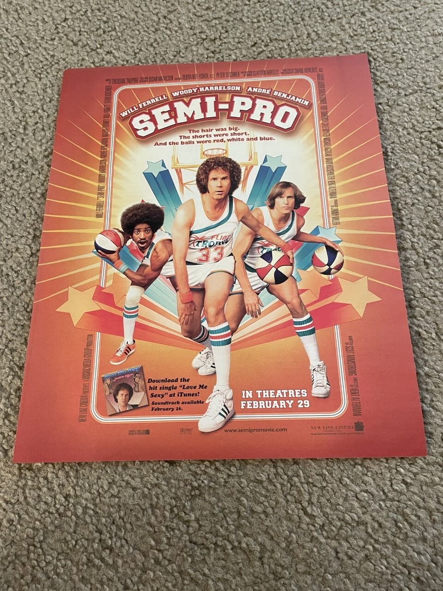 Will Ferrell Semi Pro Poster