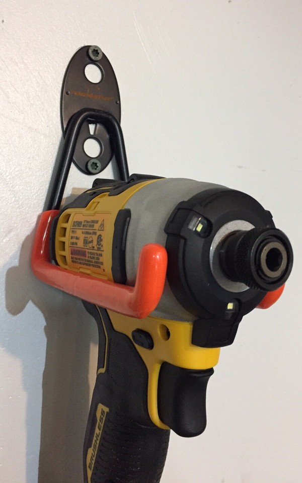 Dewalt Milwaukee Ryobi Drill Driver Impact Hanger Rack Garage Wall ...