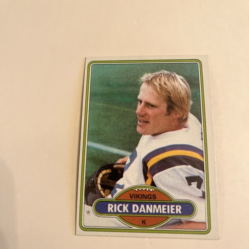1980 Topps Rick Danmeier Minnesota Vikings 329 Mid Grade Free Shipping ...