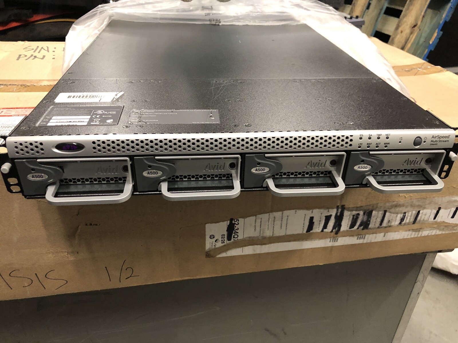 AVID AirSpeed 7020-30015-03 Multi Stream DNxHD Digital Recorder NO HDD ...