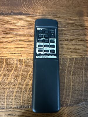 Sharp RRMCG0103AWSA Audio System Remote Control-TESTED | eBay