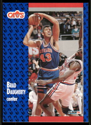 1991-92 Fleer #34 Brad Daugherty | eBay
