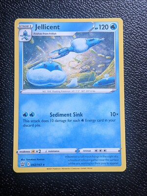 Jellicent 042/163 - 2021 Pokemon TCG - Battle Styles Non-Holo Rare | eBay
