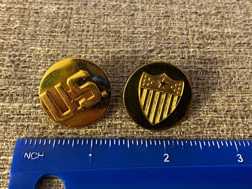US Army Enlisted Branch Insignia Pins Collar Discs Adjutant General ...