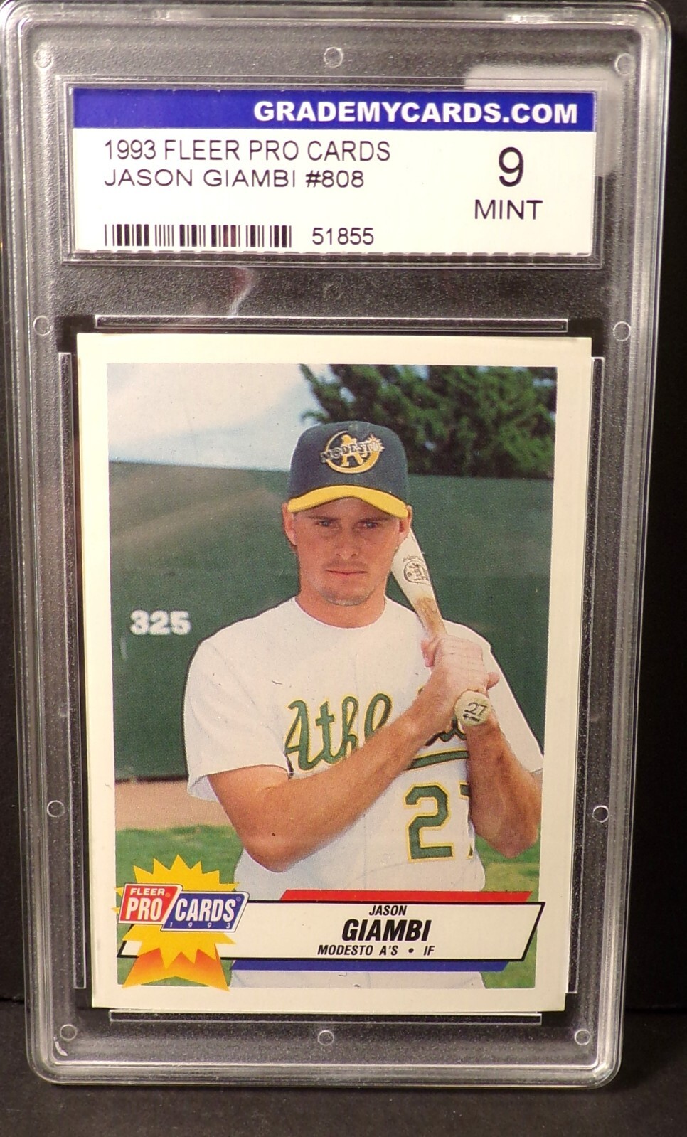 1993 Fleer #808 Pro Cards Jason Giambi Modesto Athletics MINT | eBay