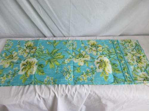 April Cornell Water Lily Turquoise Table Runner 13 x 72 " NWT | eBay