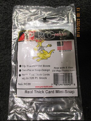 PC1 Pro-Mold Regular Card Mini Snap Tite Card Holder 120pt | eBay