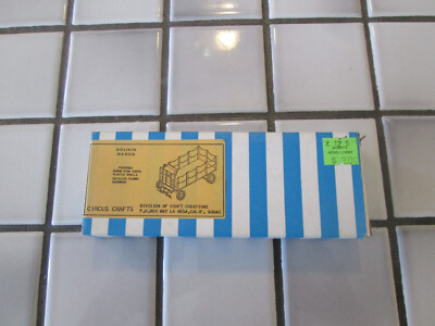 very old vintage circus crafts GOLIATH WAGON mostly wood kit HO scale ...