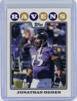JONATHAN OGDEN 2008 Topps #280 Ravens HOF | eBay