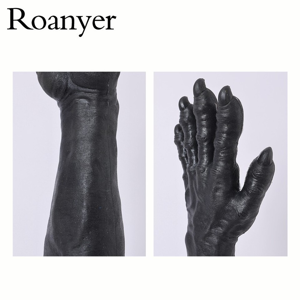 Smitizen Black Silicone Monster Gloves Black Tiger Gloves | eBay UK