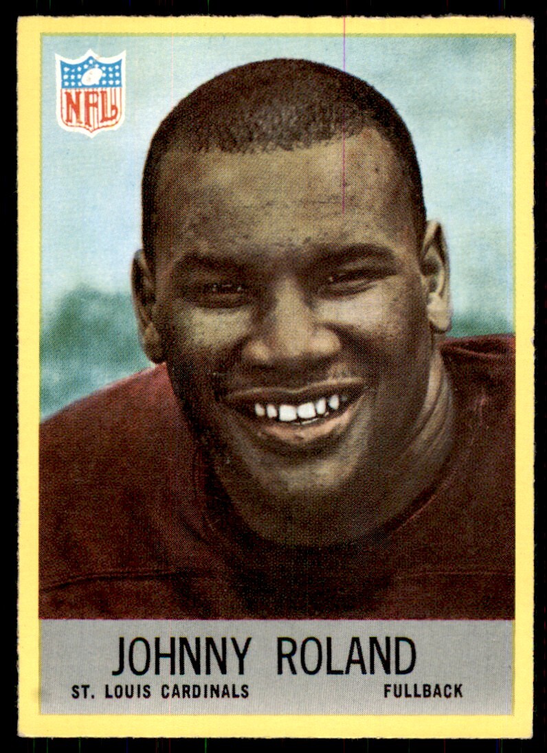 1967 Philadelphia Johnny Roland Rookie c St. Louis Cardinals #163 | eBay