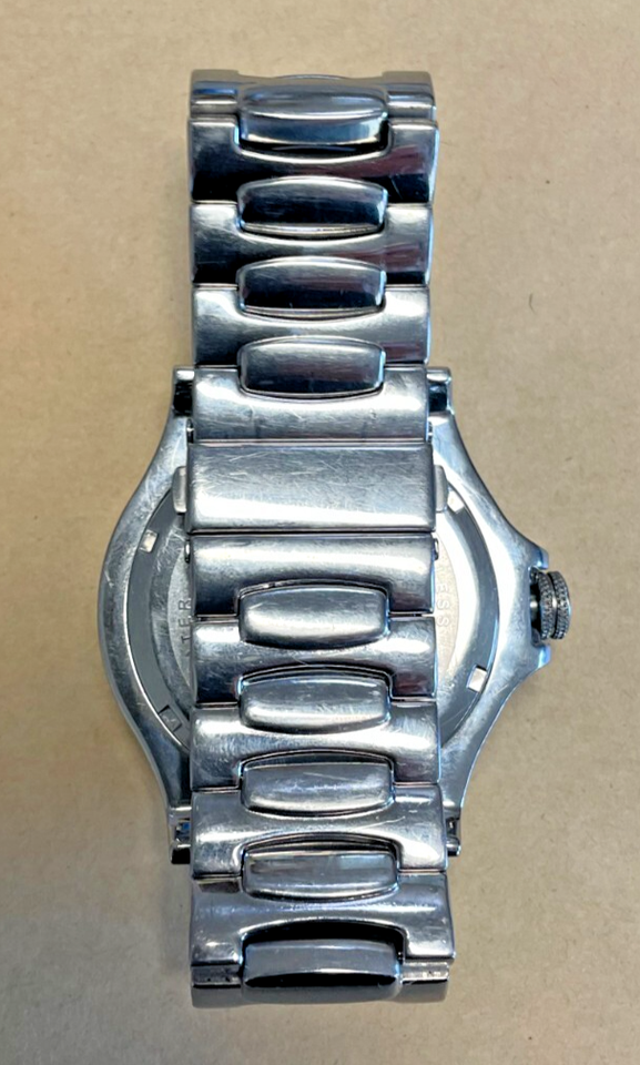 Techno Swiss Vintage Swiss Rare Men's Chronograph Watch Stainless Steel ...