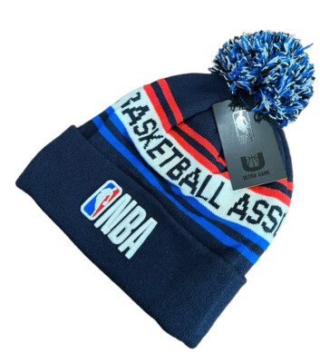 New Ultra Game NBA Official Beanie Youth Size Knit Hat Cap Red Blue ...