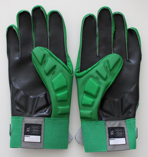 Nike Hyperbeast 2.0 Football Gloves Mens XL NCAA Apple Green/Yellow ...