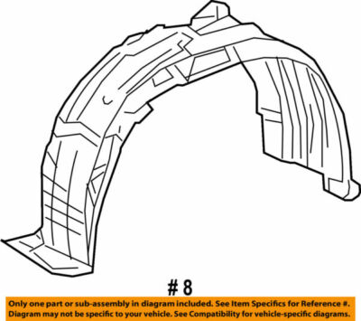 53806-48190 Toyota Shield sub-assy, front fender splash, lh 5380648190 ...