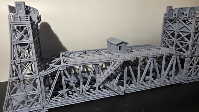 HO Scale Lift Bridge Double Track 1:87 | eBay