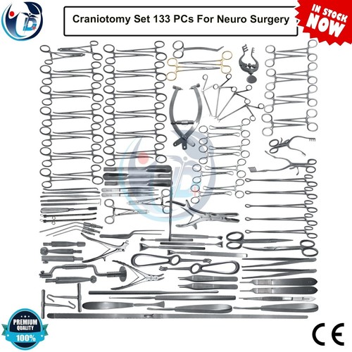 Craniotomy Set 133 PCs For Neuro Surgery Stainless Steel Instruments | eBay