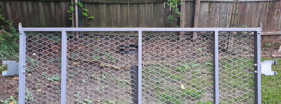 Utility Trailer 69" wide by 49" Long Steel Expanded Metal Ramp Gate ...