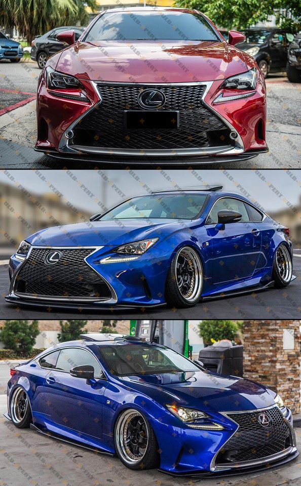 For 2015-18 Lexus RC300 RC350 F-Sport JDM SK Style Gloss Black Front ...