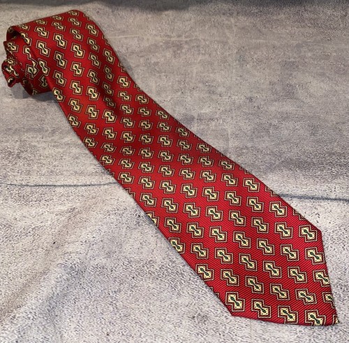 Polo Ralph Lauren 100% All Silk Geometric Patterned Handmade Tie ...