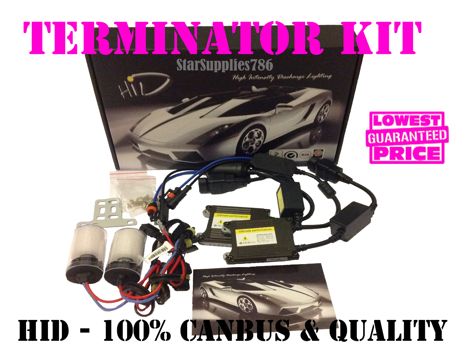 BMW CANBUS HID KIT H7 TERMINATOR KIT XENON CONVERSION BMW E46 E60 E90 ...