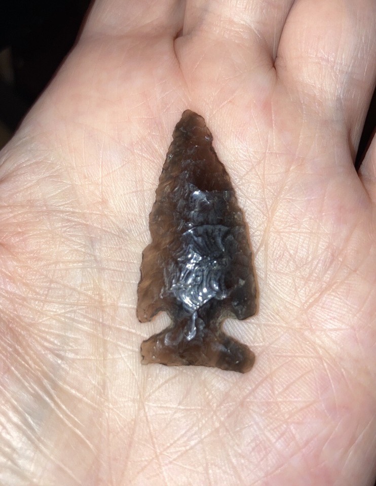 Authentic Arrowhead Pre 1600 Translucent Colorful Obsidian Northern ...