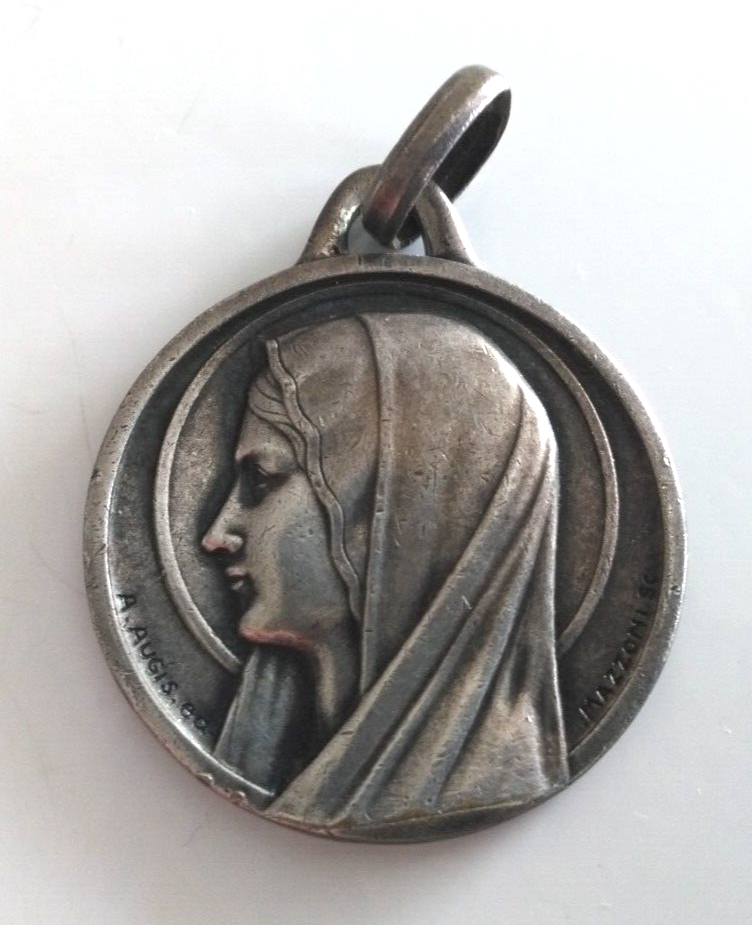 Medal Religious Augis Bronze Silver Signed Mazzoni REF78312 | eBay