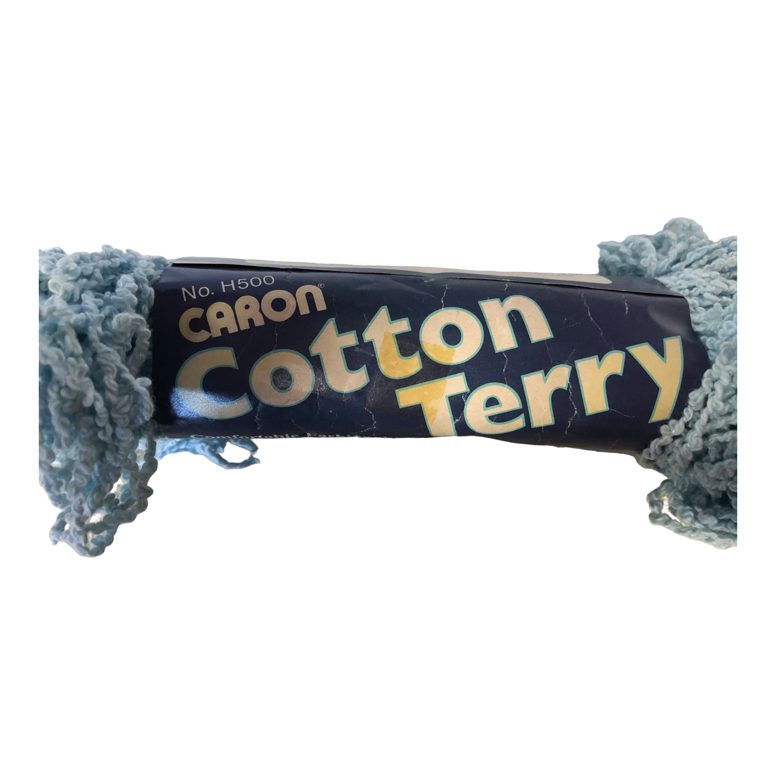 Vintage Caron Cotton Terry Knobby Novelty Yarn 8 Skein LOT Light Blue ...